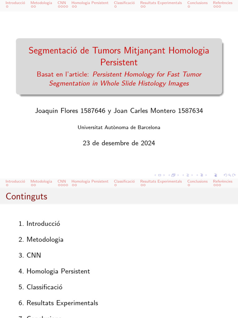 Tumor Segment at i On | PDF