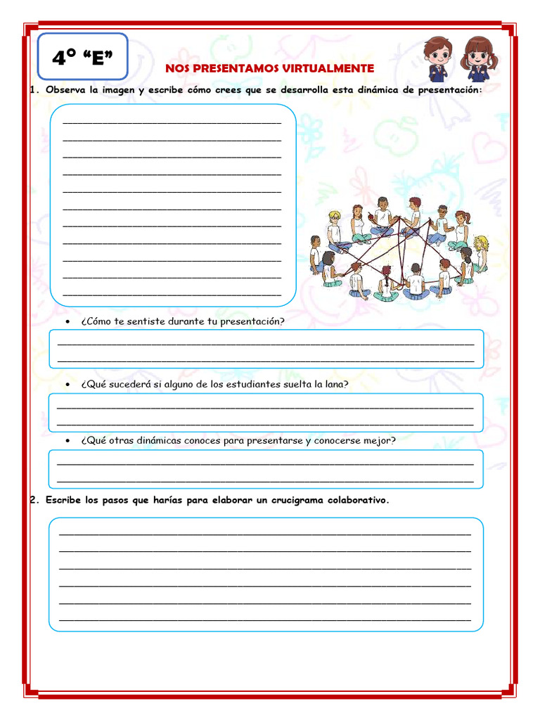 Ficha Tuto Nos Presentamos Lun 11 | PDF