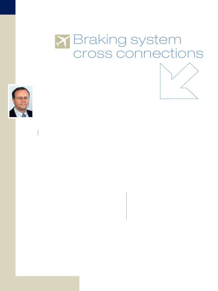 Braking System Cross Connections | PDF | Aviation Safety | Brake