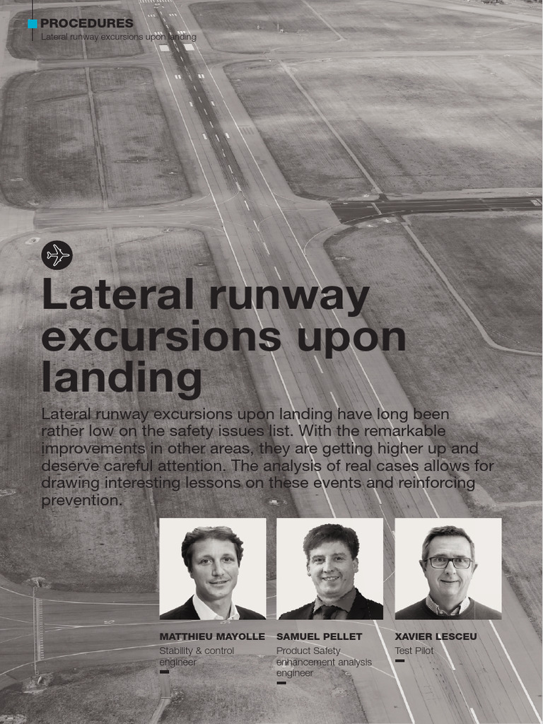 Lateral Runway Excursions Upon Landing | PDF | Aerospace Engineering ...