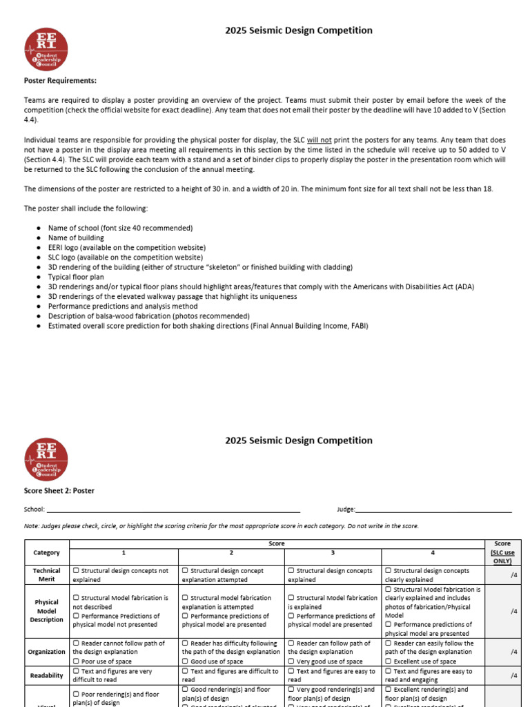 2025 Poster Requirements - FinalVersion | PDF