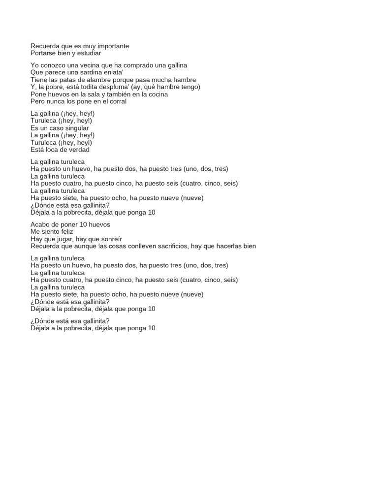Cancion 5 | PDF