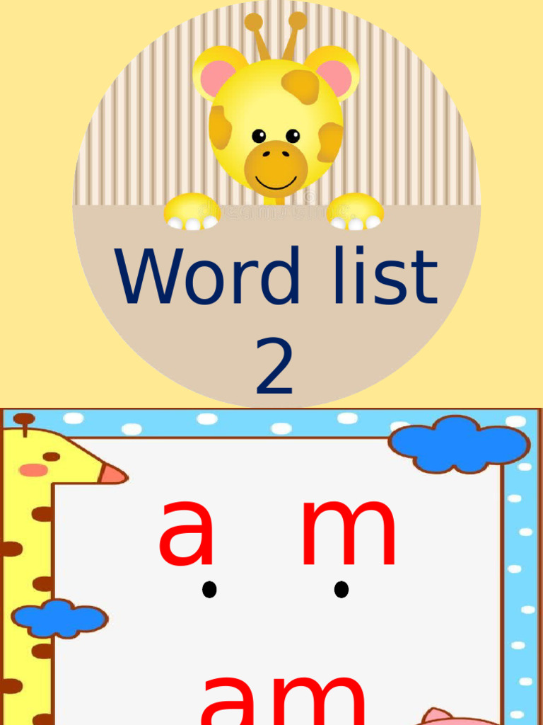 Word List 2 | PDF