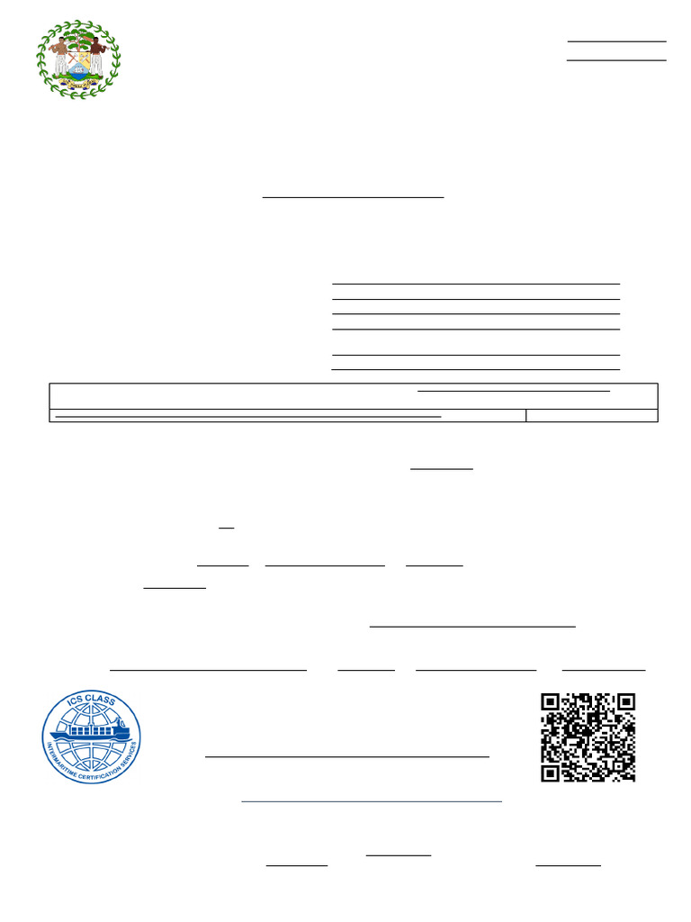 M.V. TQ IZMIR - CSSR & FORM R FT ICS-24-1548 | PDF | Wireless | Telecommunications Engineering