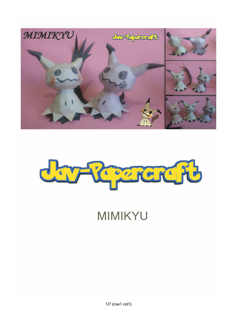Mimikyu Shiny | PDF