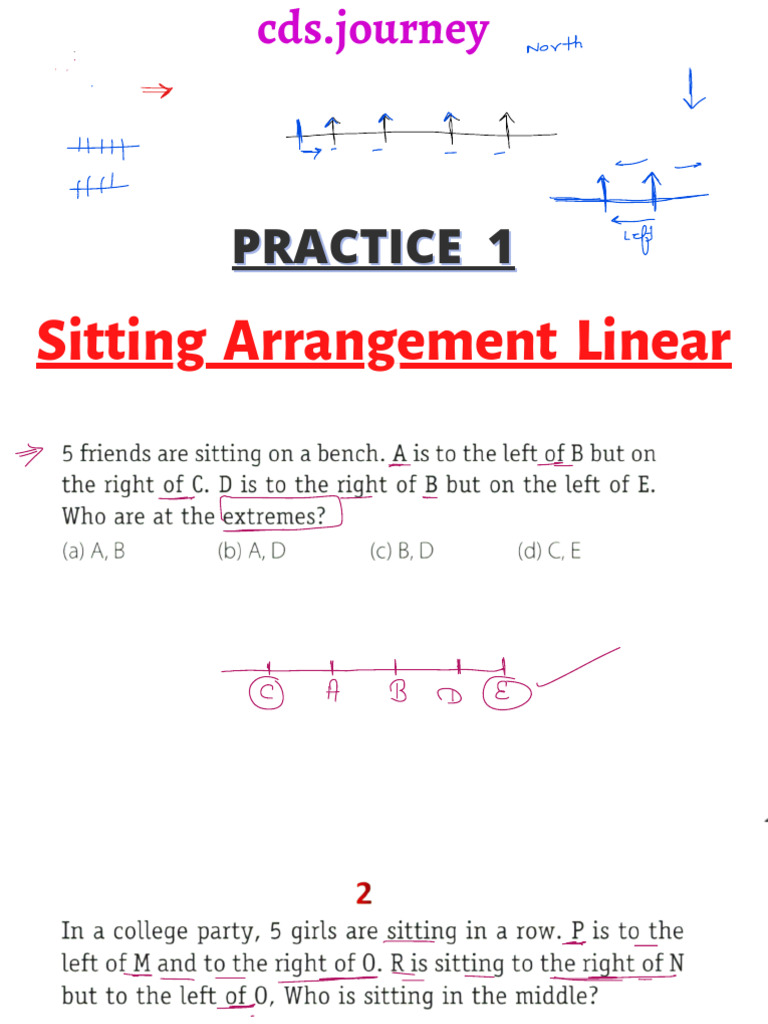 Sitting Arrangements | PDF
