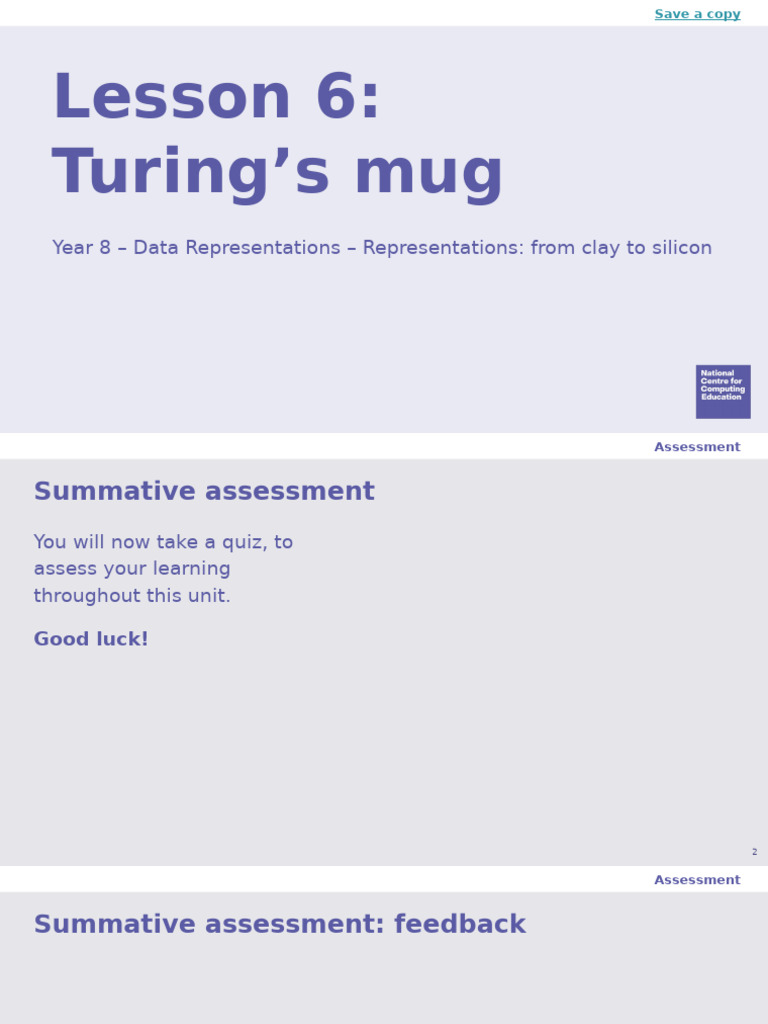 L6 Slides - Representations - From Clay To Silicon - Y8 | PDF | Alan Turing | Bletchley Park