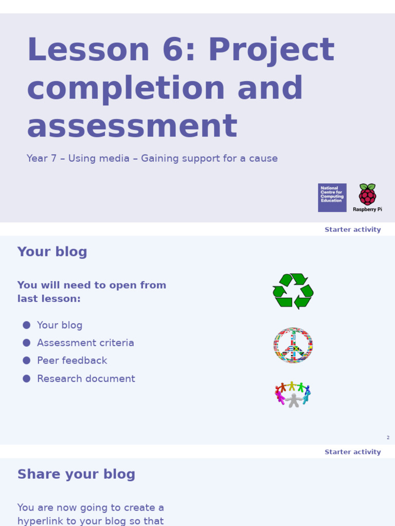 L6 Slides - Using Media - Y7 | PDF | Human Communication | Learning