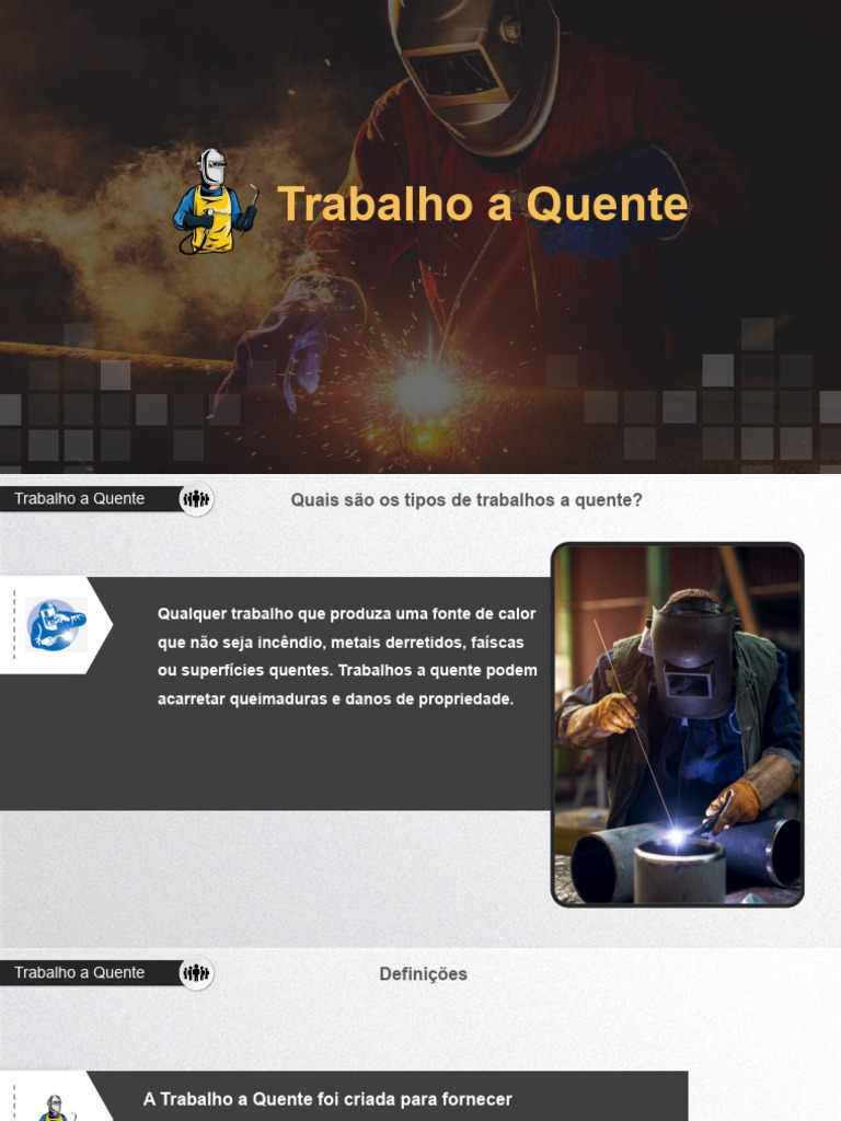 NR34 - Treinamento Trabalho A Quente - 2023 | PDF | Calor