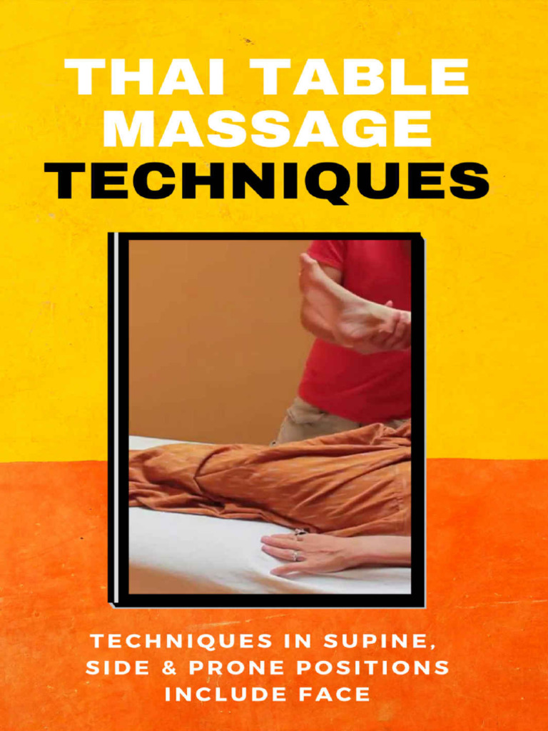 Thai Table Massage Techniques | PDF