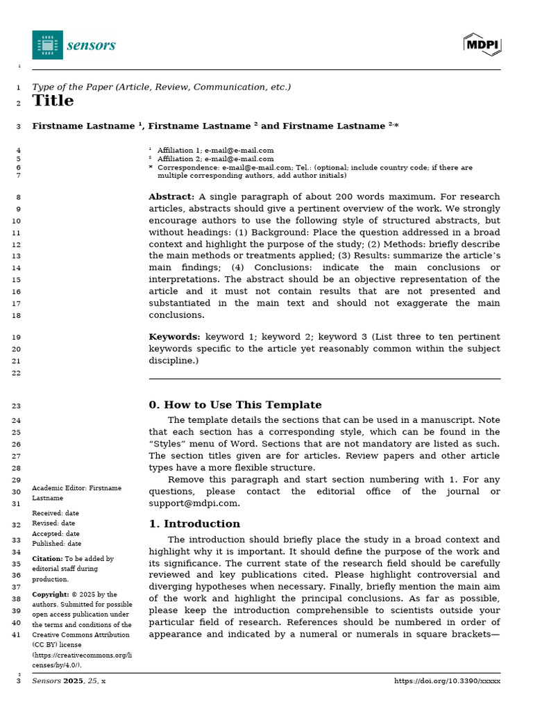 Manuscript Template 02 Pdf Theorem Institutional Review Board 