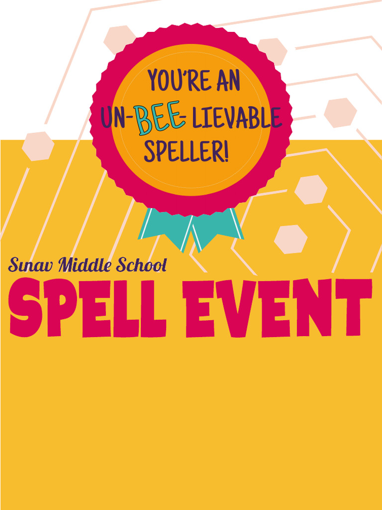 Spell Event Poster | PDF