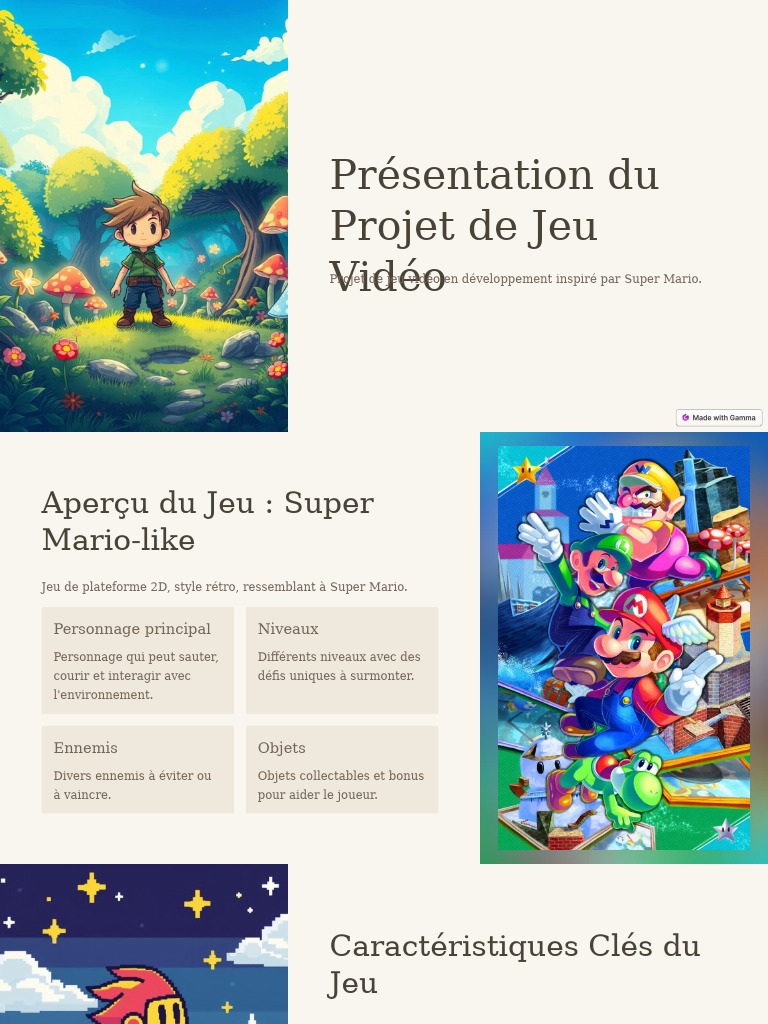 Presentation Du Projet de Jeu Video | PDF | Java (Langage de programmation) | Environnement de ...