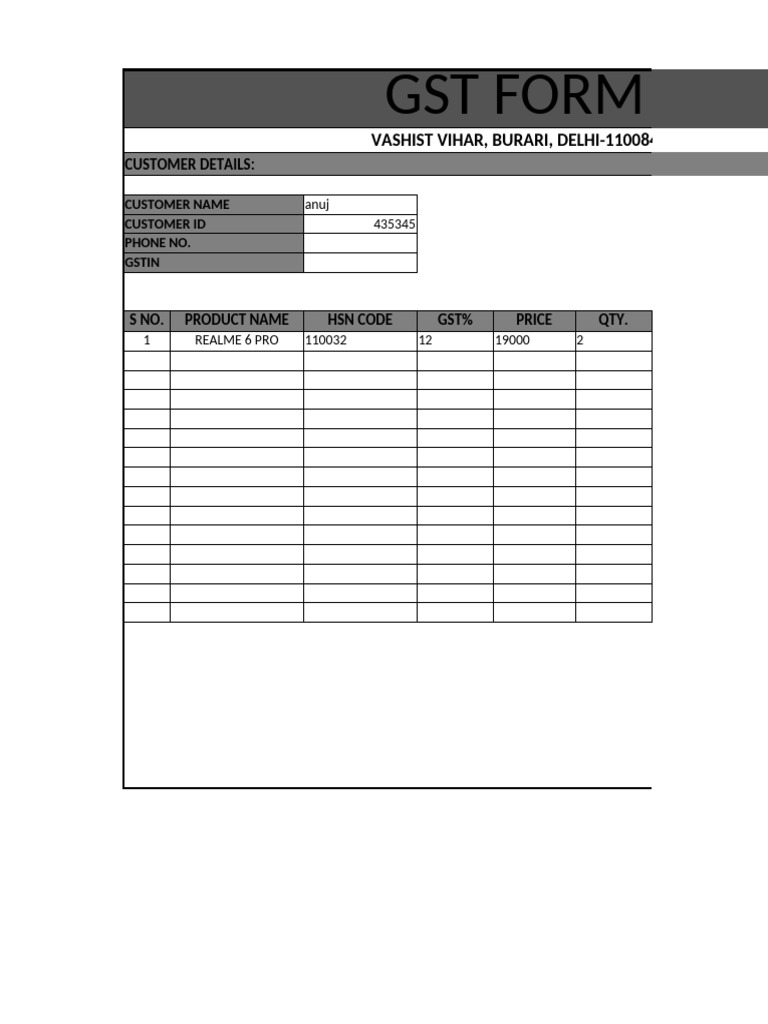 GST FORM Examination Notes | PDF | Tablet Computer | Smartphone