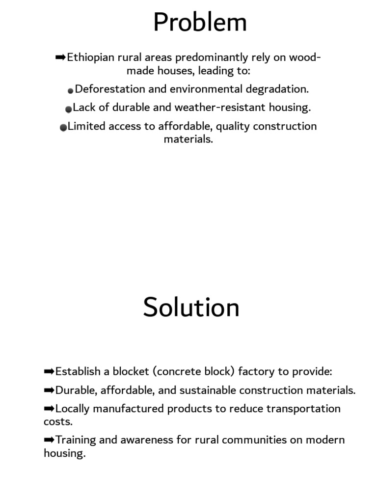 Blocket Housing Solutions for Ethiopia | PDF