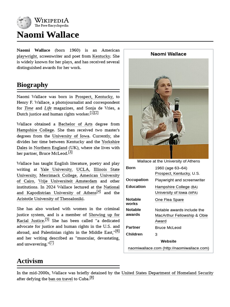 Naomi_Wallace | PDF | Theatre