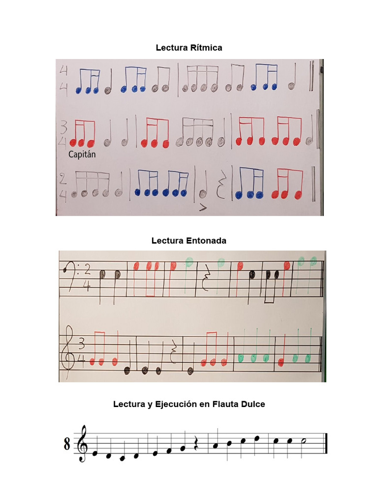 Asignación #5 Solfeo y Flauta 2 | PDF