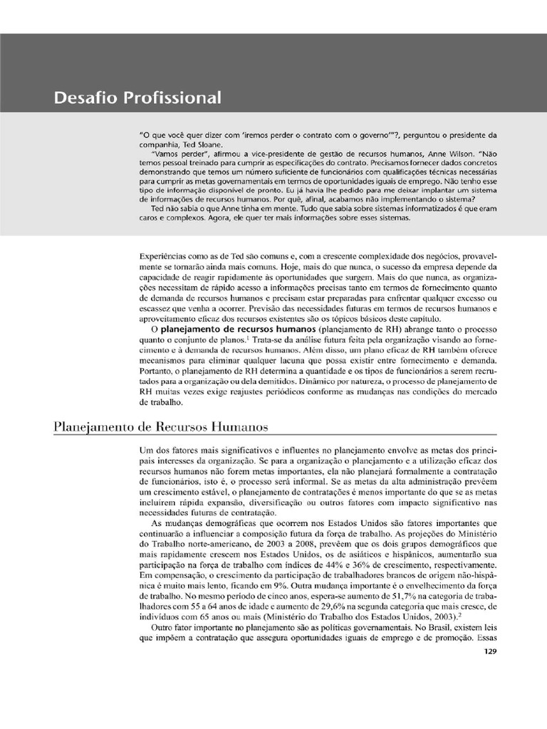 TEXTO 15 - Alinhamento e Planejamento de RH-1 - Compressed-2 | PDF | Gestão de recursos humanos ...