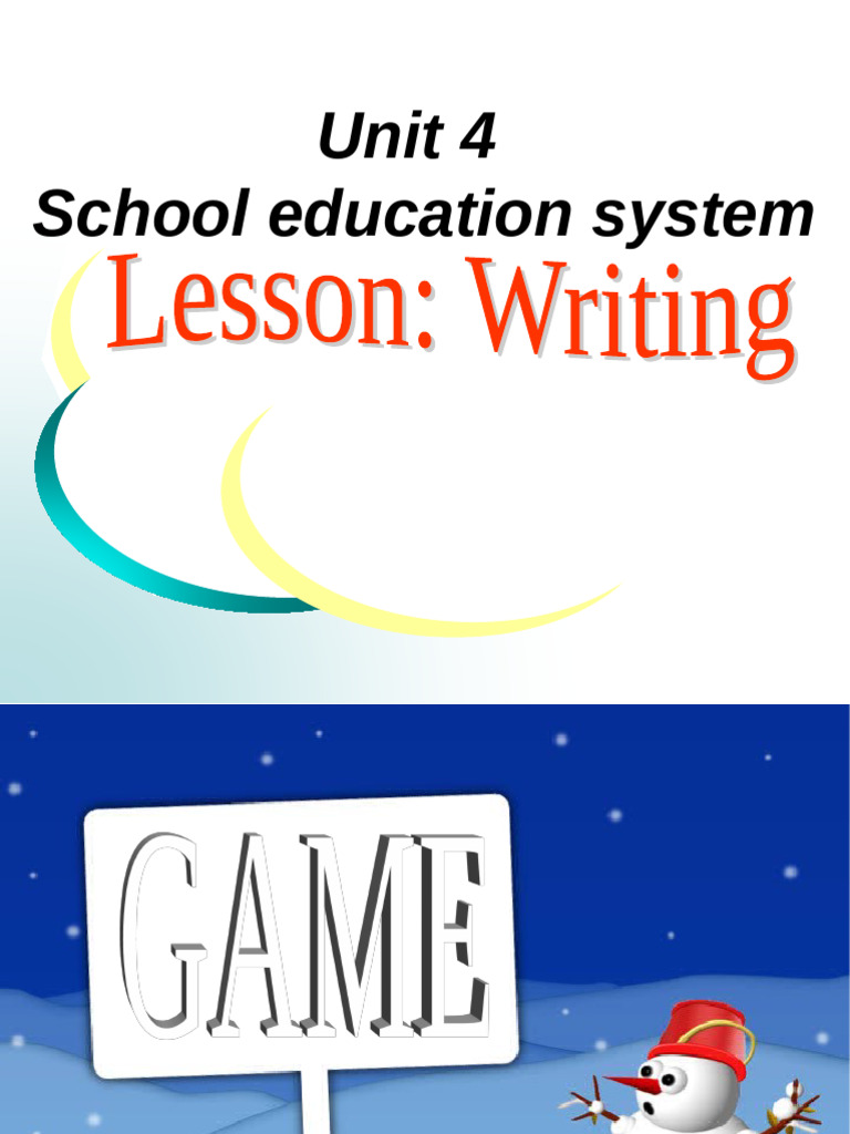 Unit 4 School education system | PDF