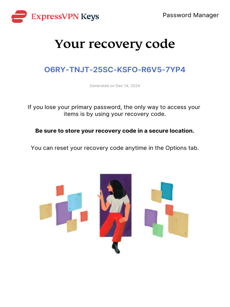 ExpressVPN Keys Recovery Code | PDF