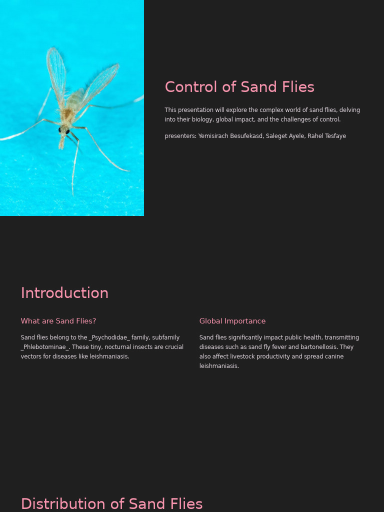 Control-of-Sand-Flies (2) | PDF | Fly | Pathogen