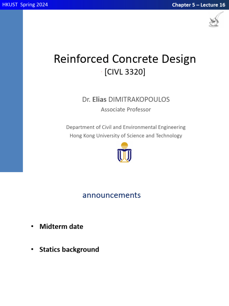 Lec16_CIVL3320_2024_beams | PDF | Beam (Structure) | Bending