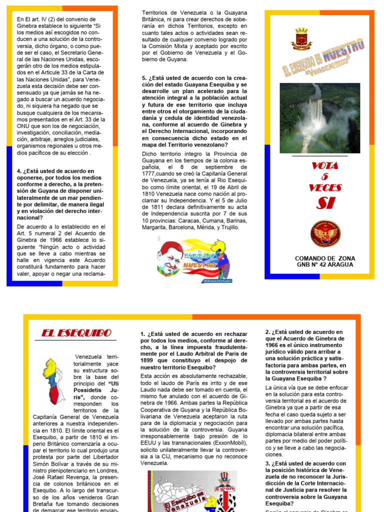 Vota 5 Veces Si | PDF | Relaciones Internacionales | América del Sur