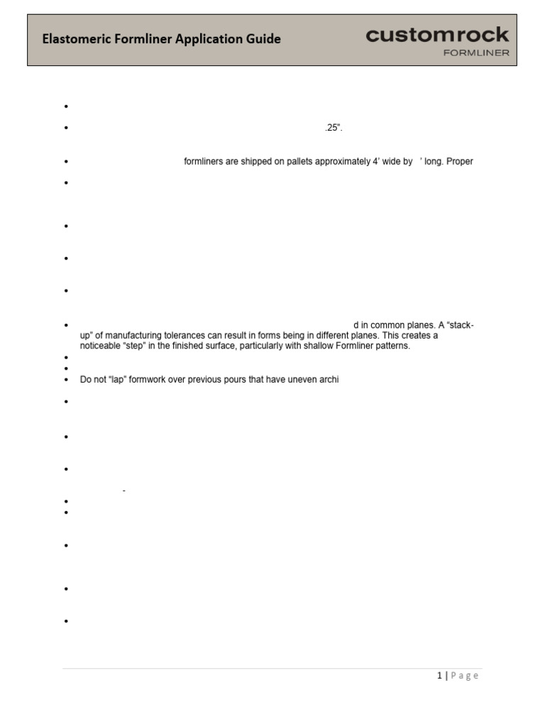 Elastomeric Application Guide 10 27 141 | PDF | Concrete | Knife
