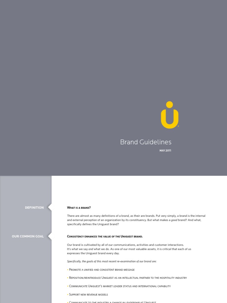 Brand Guidelines | PDF | Brand | Typefaces