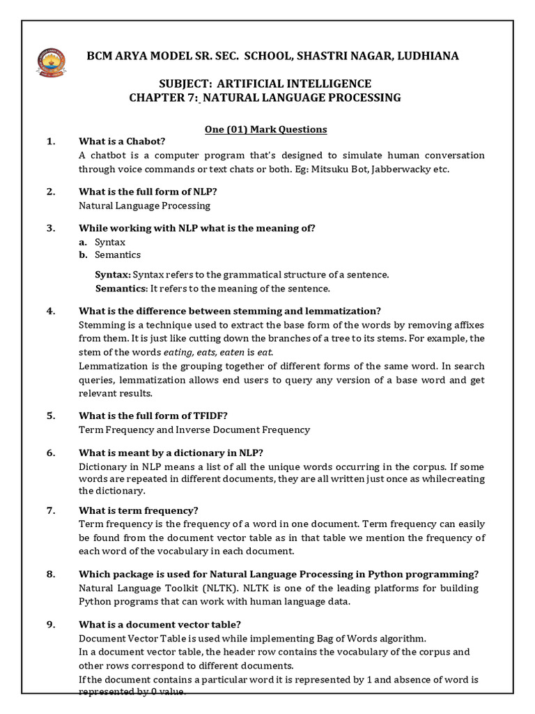 517-C-30070-Assignment - Chapter NLP | PDF | Semantics | Grammar