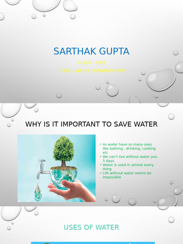 Sarthak Gupta Class Vii B | PDF | Evaporation | Precipitation