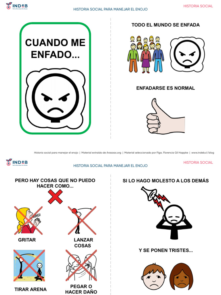 BLOG - Historia Social para Manejar El Enojo | PDF