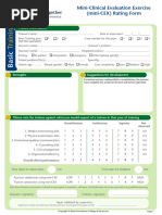 RACP AT-CEX-Form | PDF | Physical Examination | Information