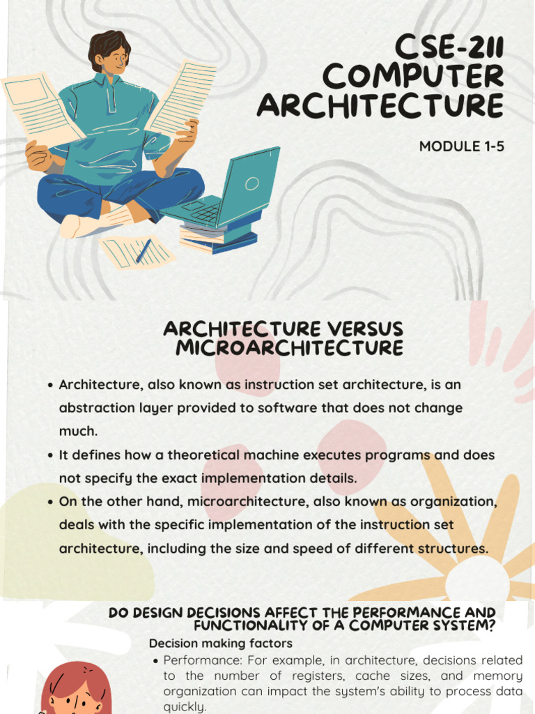 Cse-211 Computer Architecture | PDF | Cpu Cache | Computer Architecture