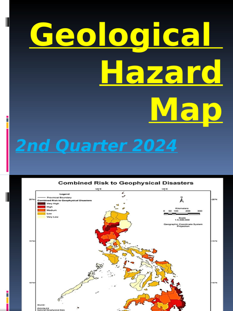 75DRRR Geological Hazard Map and Sinkhole and Landslide Precautionary Measures BEFORE DURING ...