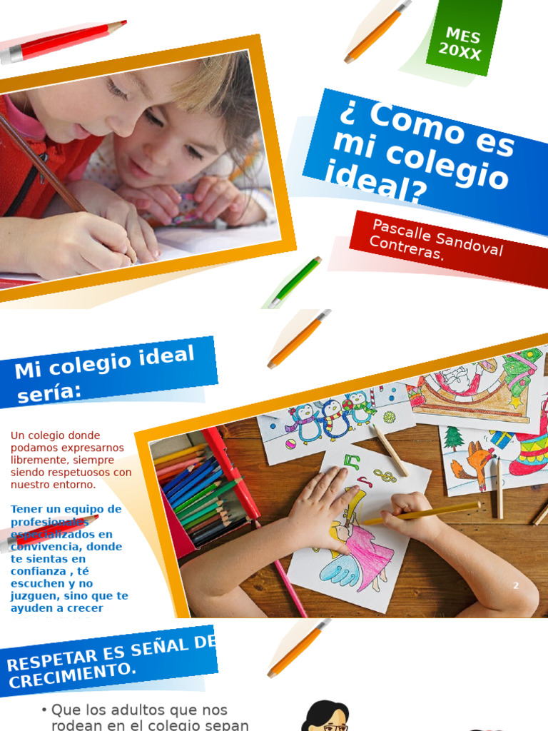 Como Es Mi Colegio Ideal | PDF