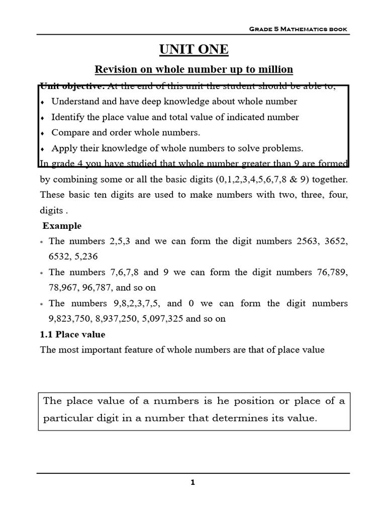 Maths Grade 5 Last | PDF | Numbers | Knowledge