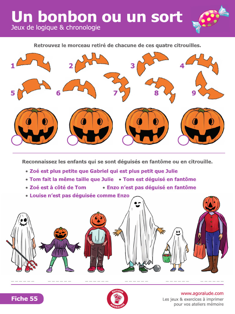 Fiche55 Un Bonbon Ou Un Sort | PDF