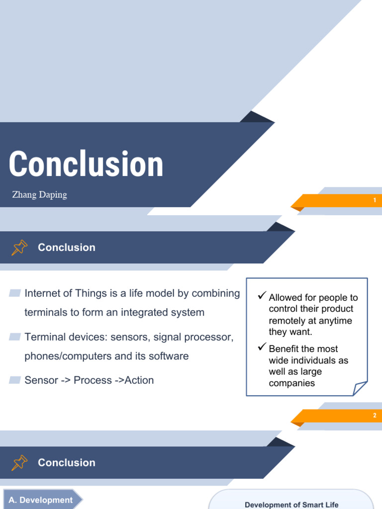Conclusion | PDF | Internet Of Things | Telecommunications