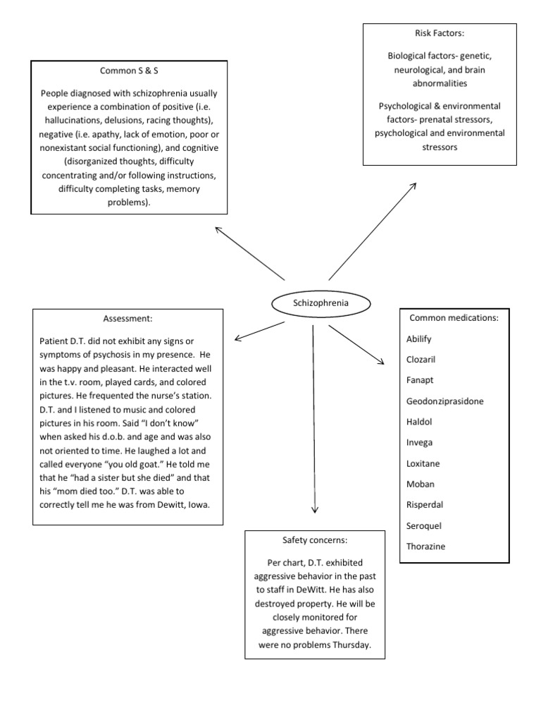 Schizophrenia Map | PDF
