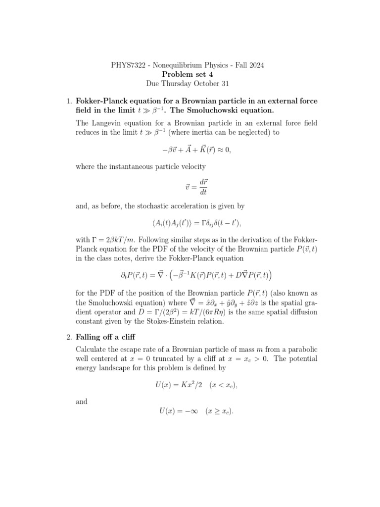ProblemSet4_2024 | PDF | Continuum Mechanics | Physics