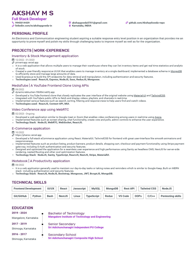 MITE-4MT19EC007-Akshay | PDF | Mobile App | Information Technology