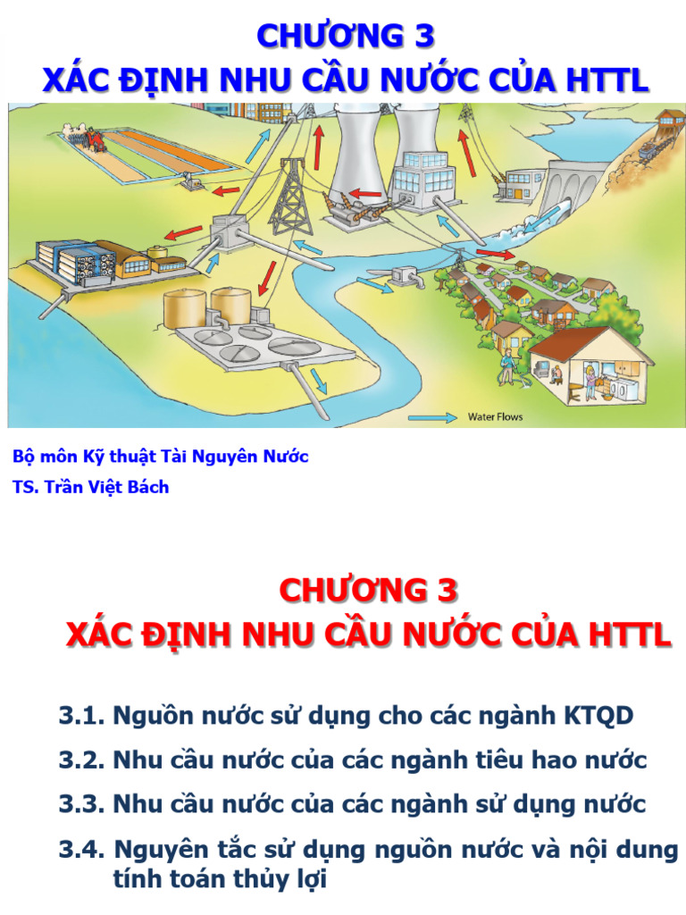 CHƯƠNG 3 - Xac Dinh Nhu Cau Nuoc Cua HTTL | PDF