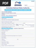 Application Form For Water Connection | PDF | Civil Law (Common Law ...