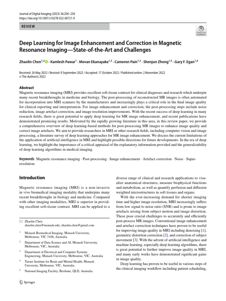 Deep Learning For Image Enhancement | PDF | Artificial Neural Network ...