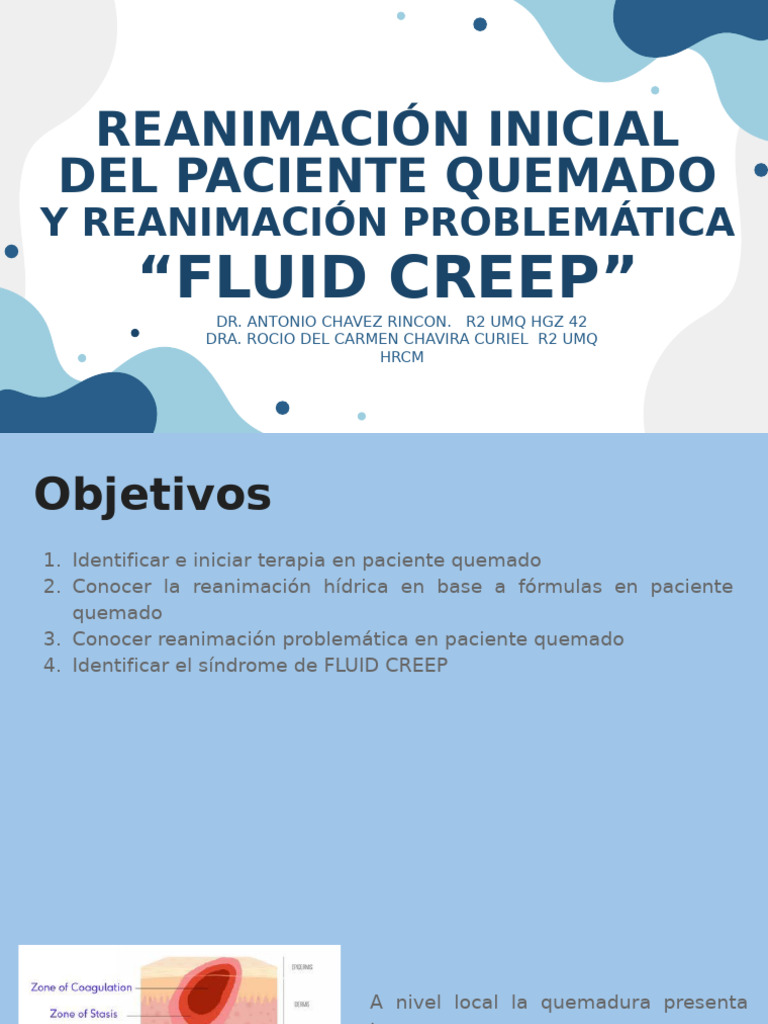 REANIMACION INICIAL Y FLUID CREEP | PDF | Reanimación cardiopulmonar ...