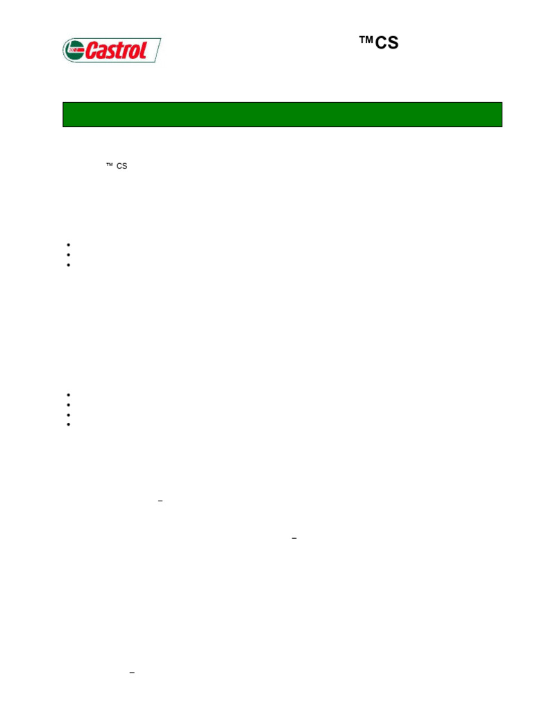 PDS - Tribol CS 890 | PDF | Lubricante | Materiales