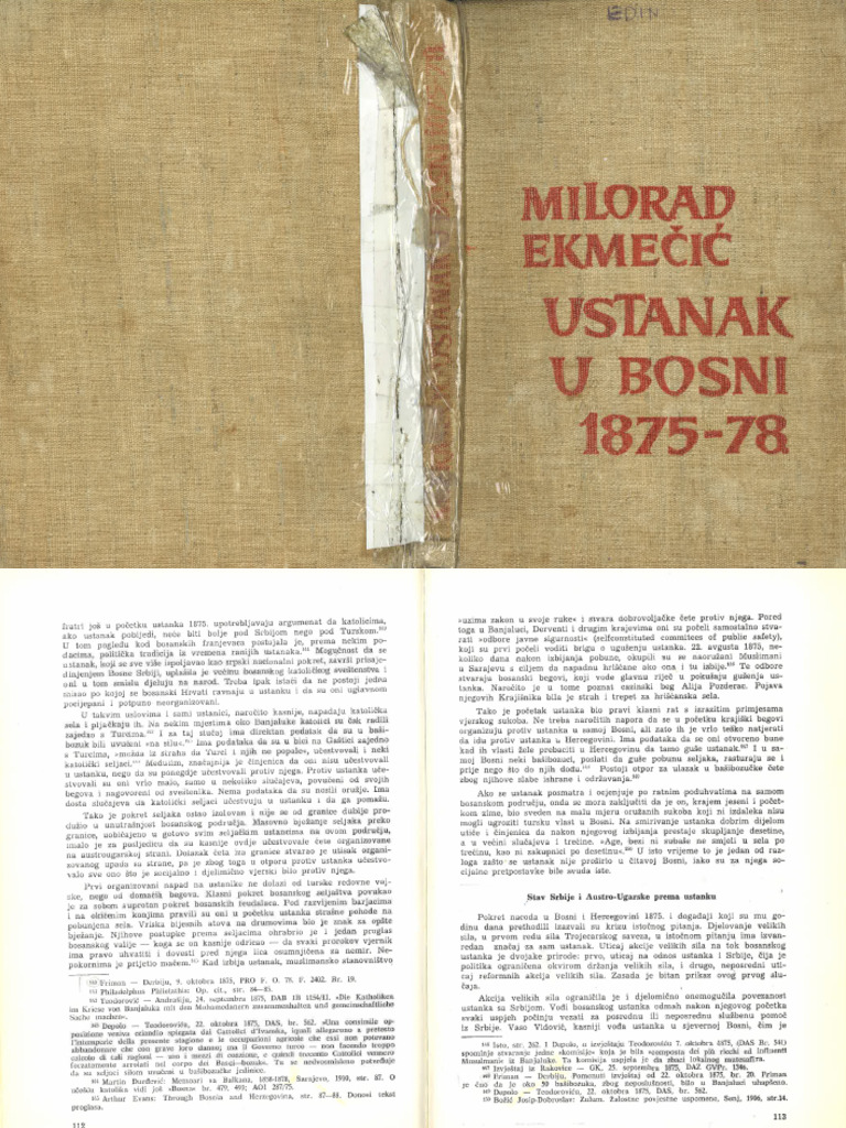 Ekmečić, Ustanak | PDF