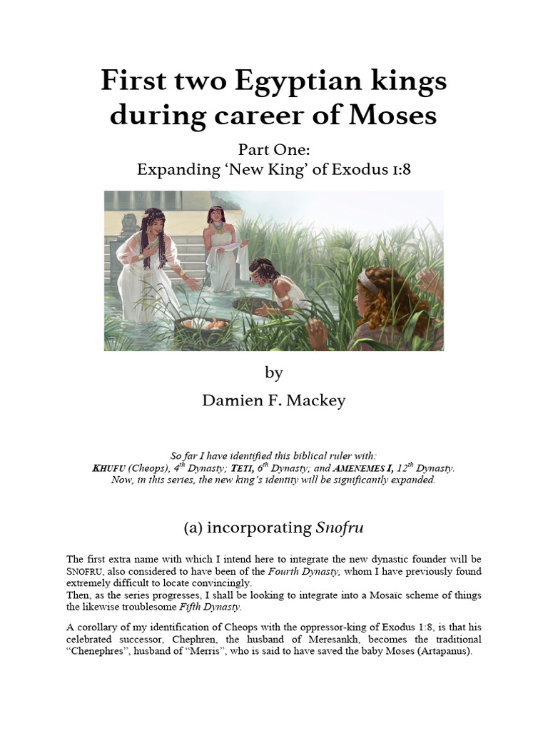 Egyptian Kings During Moses' Era | PDF | Egyptian Pyramids | Dynasties ...