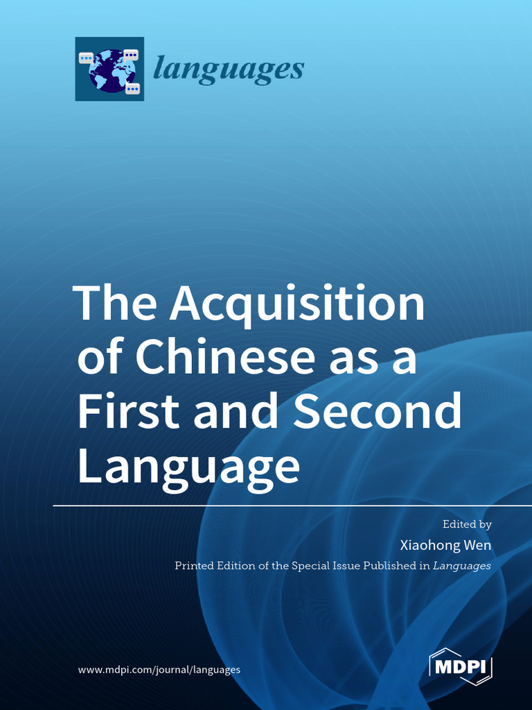 The Acquisition of Chinese As A First and Second Language | PDF ...